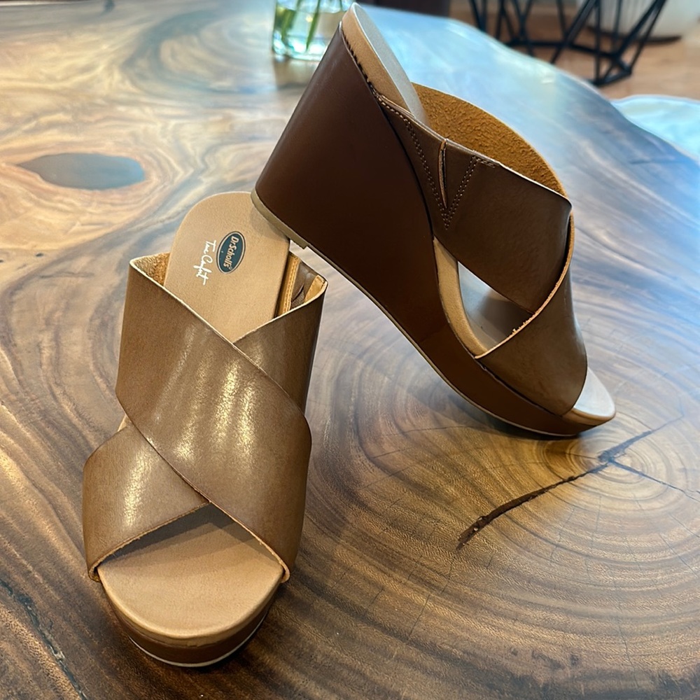 Dr. Scholl’s True Comfort X Strap Wedges - Gem